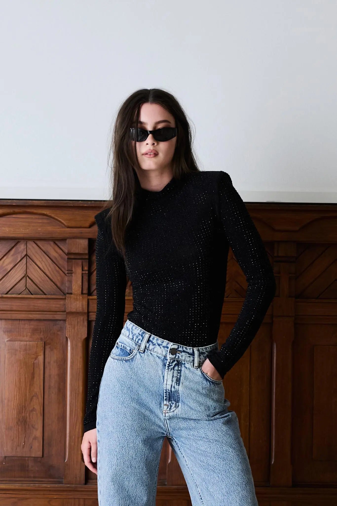 IBEN LUXE SEQUIN BODY - Black – Iben